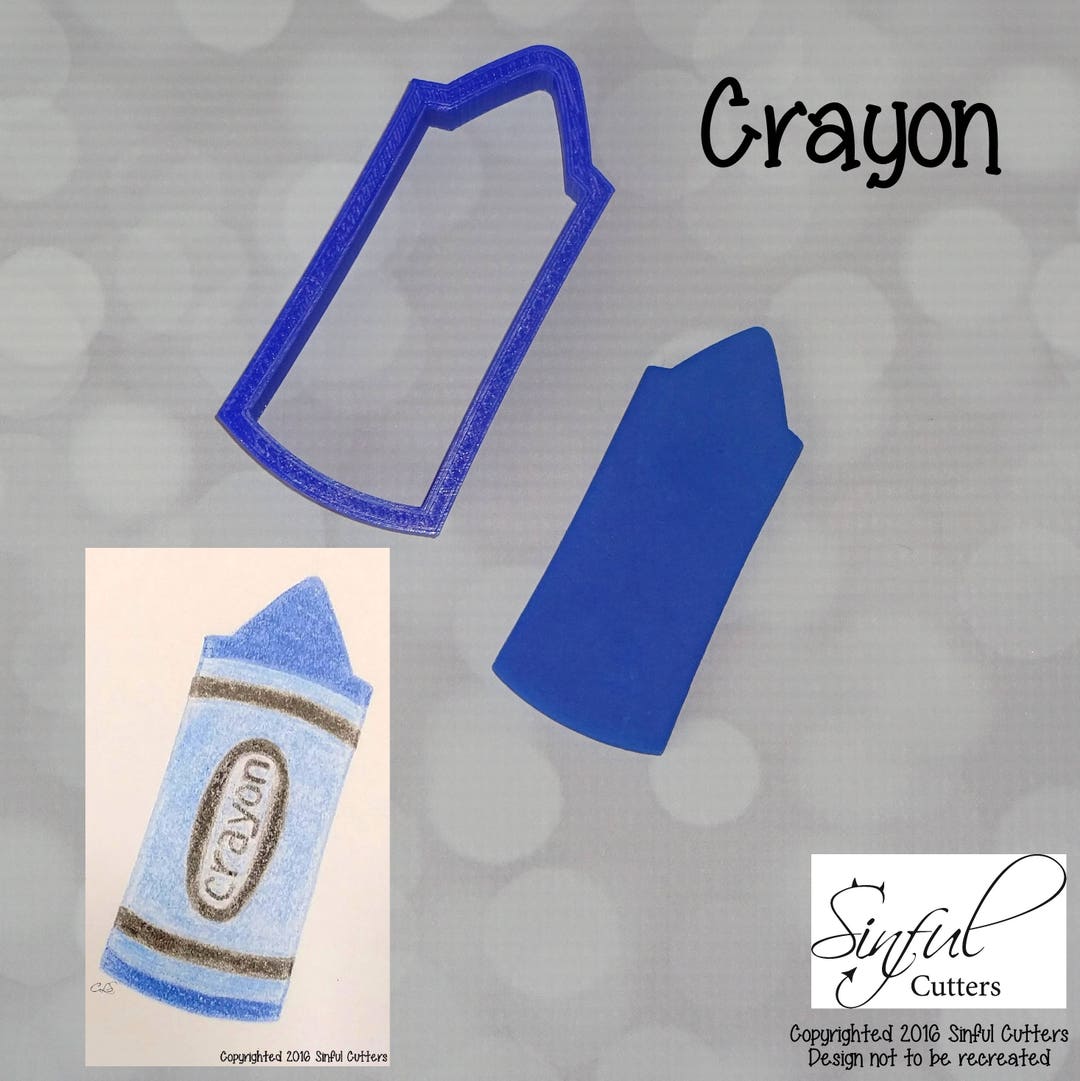 Crayon Cookie / Fondant Cutter - Etsy