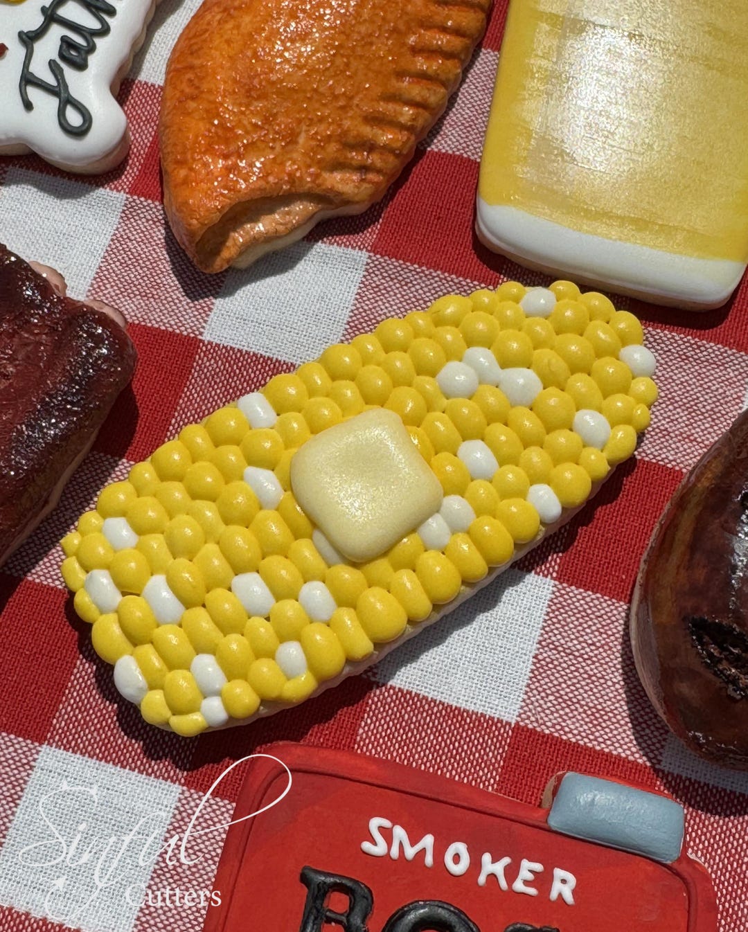 Corn on the Cob Cookie Cutter STL File & PNG Clipart: Summer Baking (4 ...