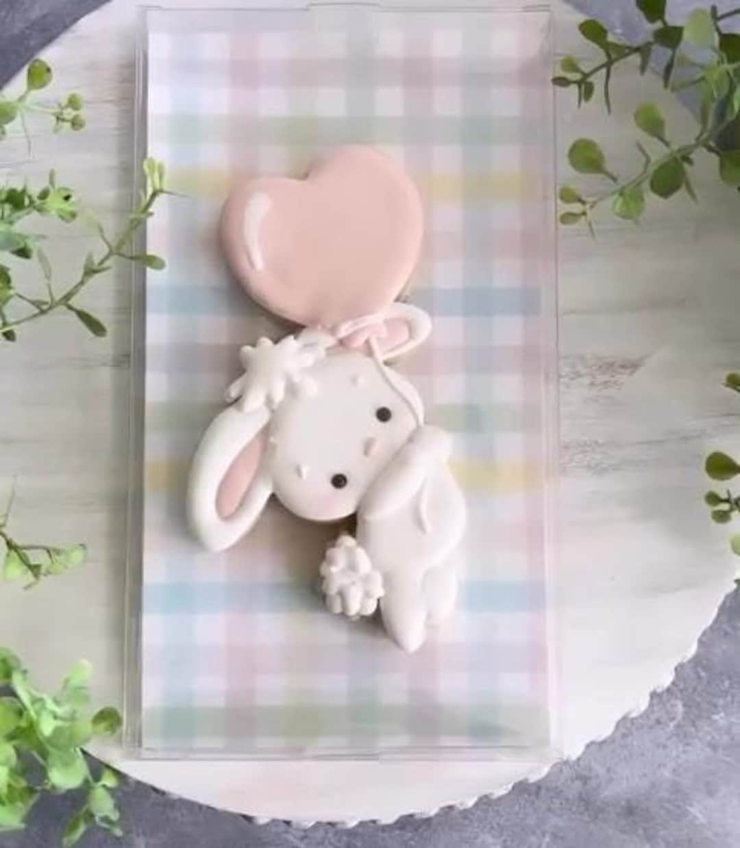 Bunny Love Cookie Cutter Stls & PNG Clipart: 5-sizes, Valentine's ...