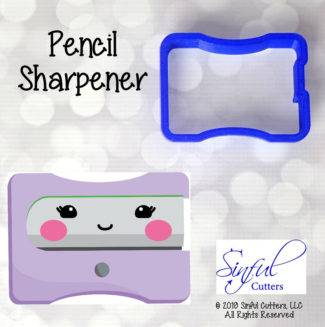 Pencil Sharpener School Cookie / Fondant Cutter - Etsy