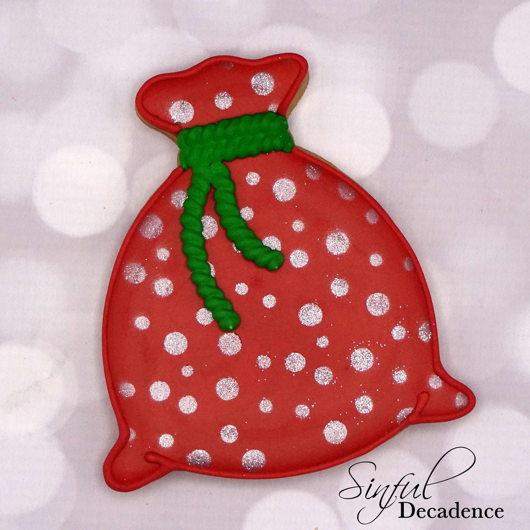 STL File 3 Santa's Toy Bag Print at Home Christmas Cookie Cutter ...