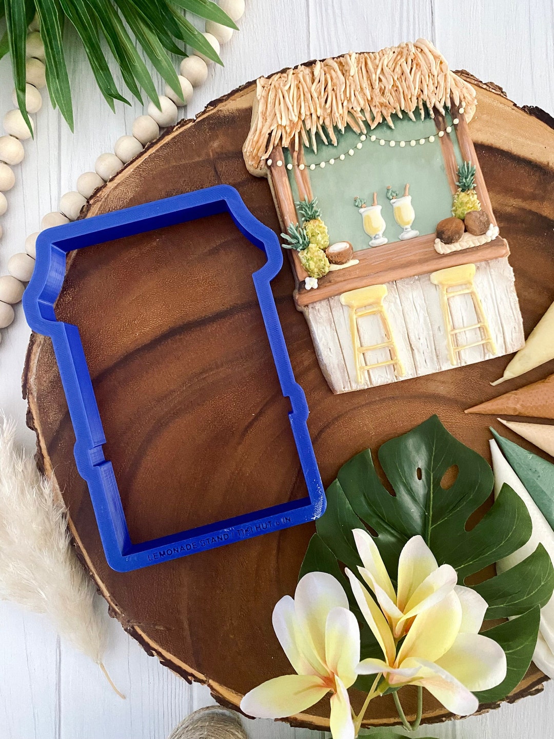 Tiki Bar Cookie Cutter STL Files: Lemonade Stand, Baking, Tropical, 3d ...