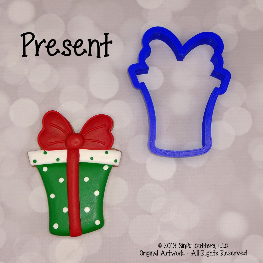 Present Cookie Cutter STL Files: Christmas, Baking, 3d-printing (6 ...