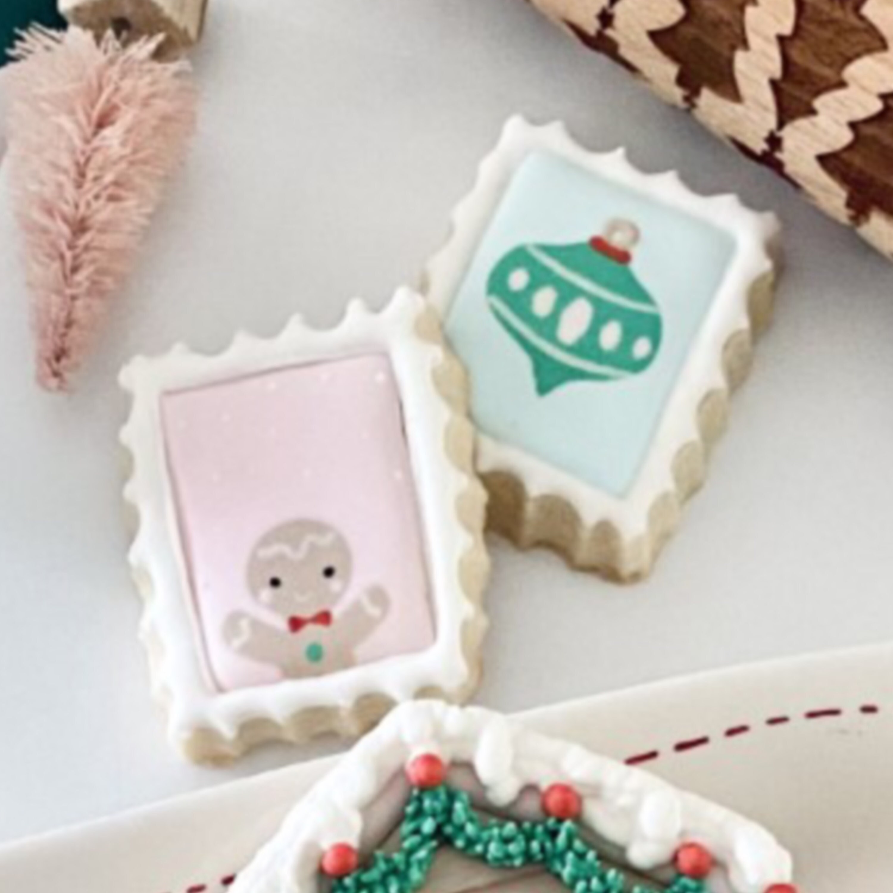 Postage Stamp Christmas Cookie Cutter / Fondant Cutter / - Etsy