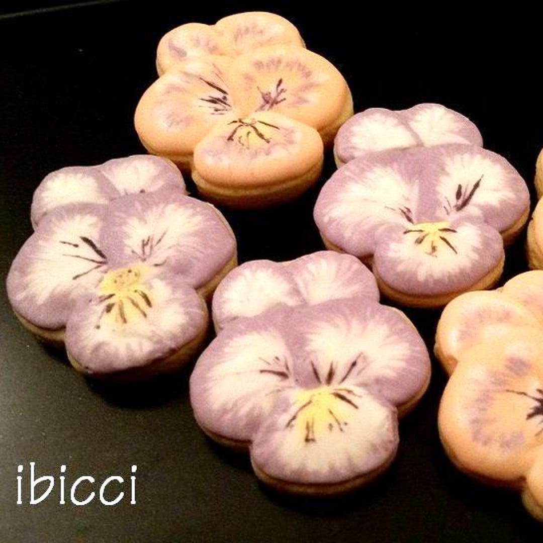Pansy Flower Cookie Cutter STL Files: Annuals, Mother's Day, Baking (5 ...