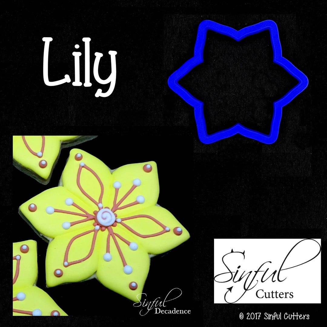 Lily Cookie / Fondant Cutter - Etsy