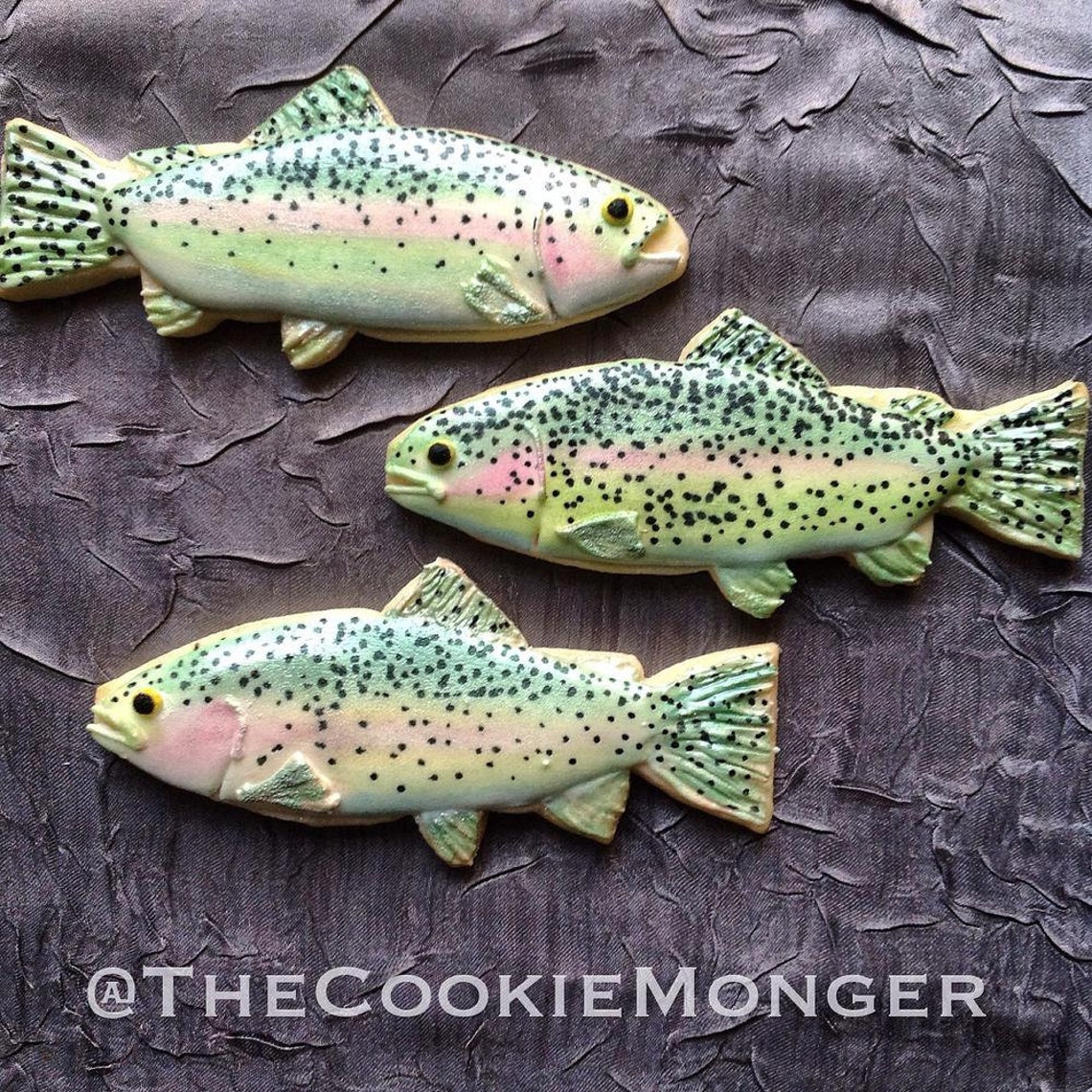 Trout Cookie Cutter STL Files: Fishing, Father's Day, Baking, 3d ...