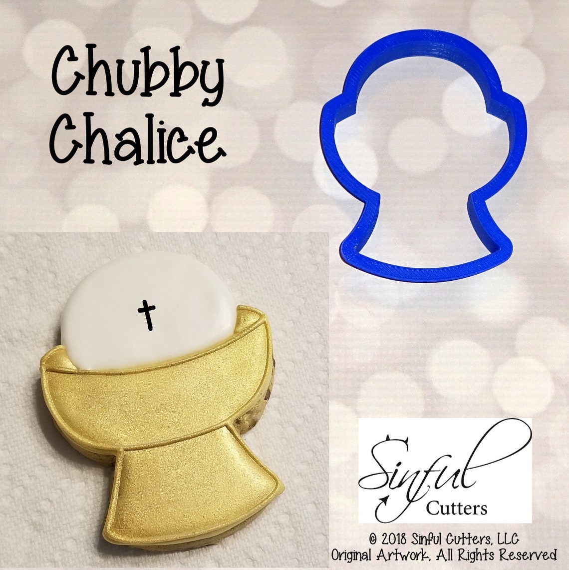 Chubby Chalice Communion Cookie / Fondant Cutter | Etsy