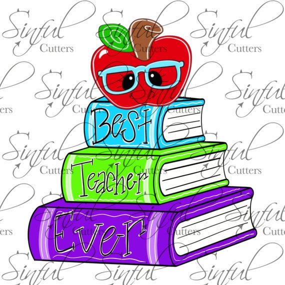 Printable Stack of Books Eddie Edible Print .PNG File - Etsy
