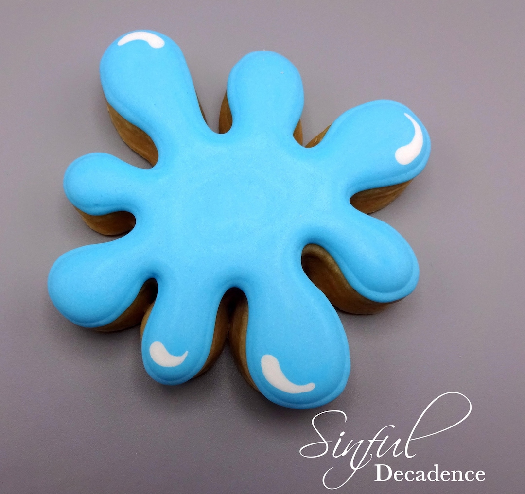 Splash 4 Sizes Cookie Cutter STL Files, Print at Home, Sugar Cookies ...