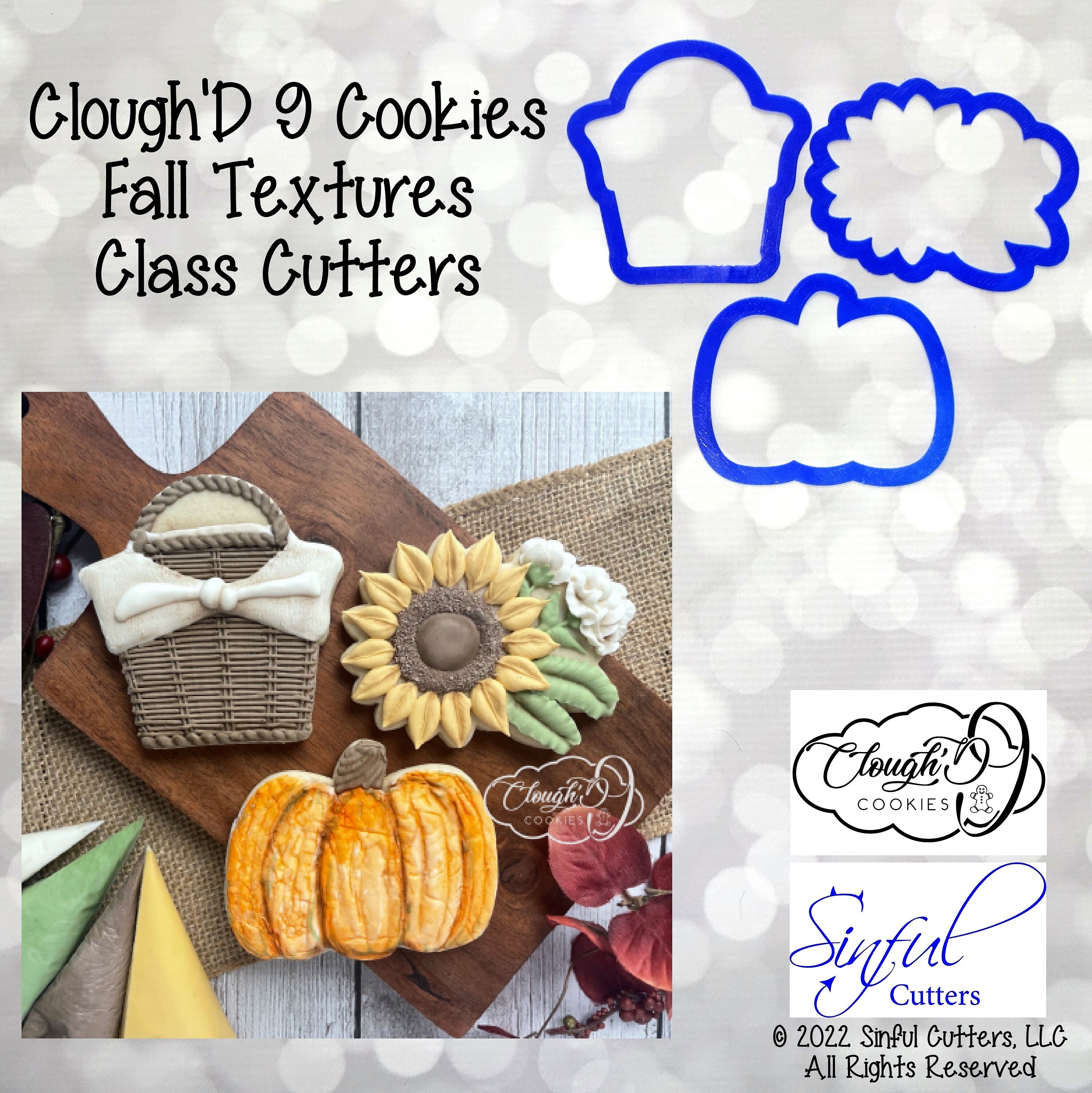 Class Cutters Fall Textures Online Class by Clough'd 9 - Etsy