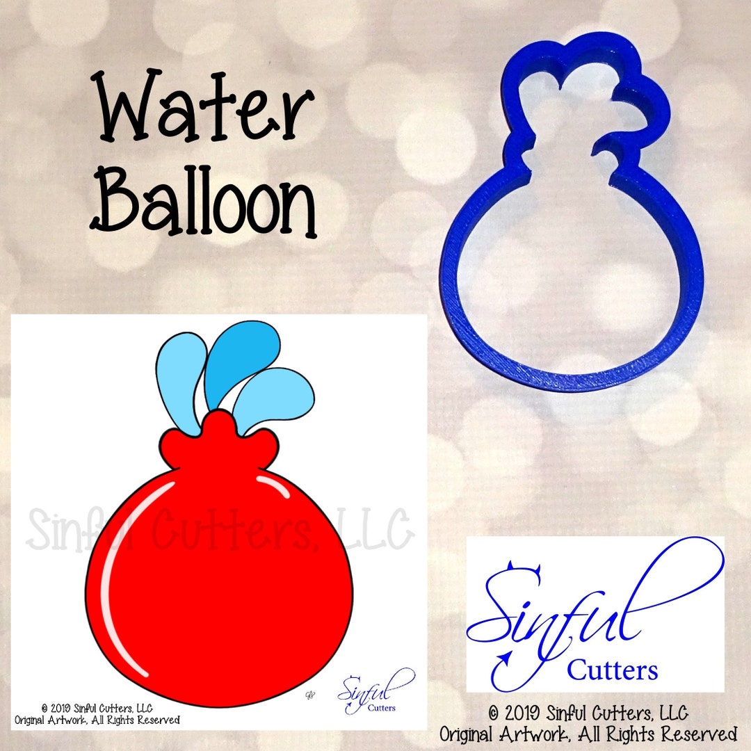 Water Balloon Cookie / Fondant Cutter - Etsy