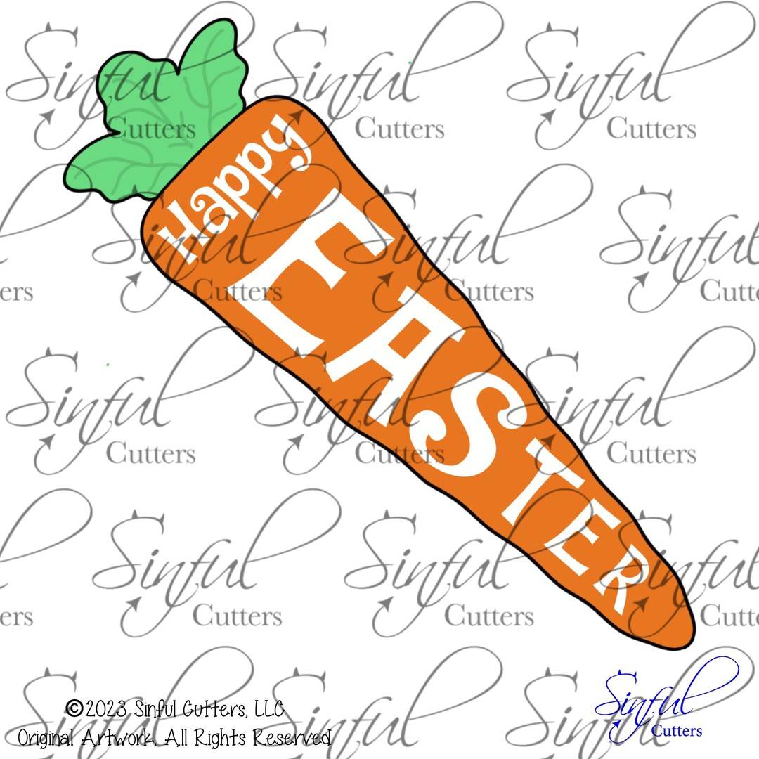 Printable Easter Carrot Eddie Edible Print .PNG File / Clipart - Etsy