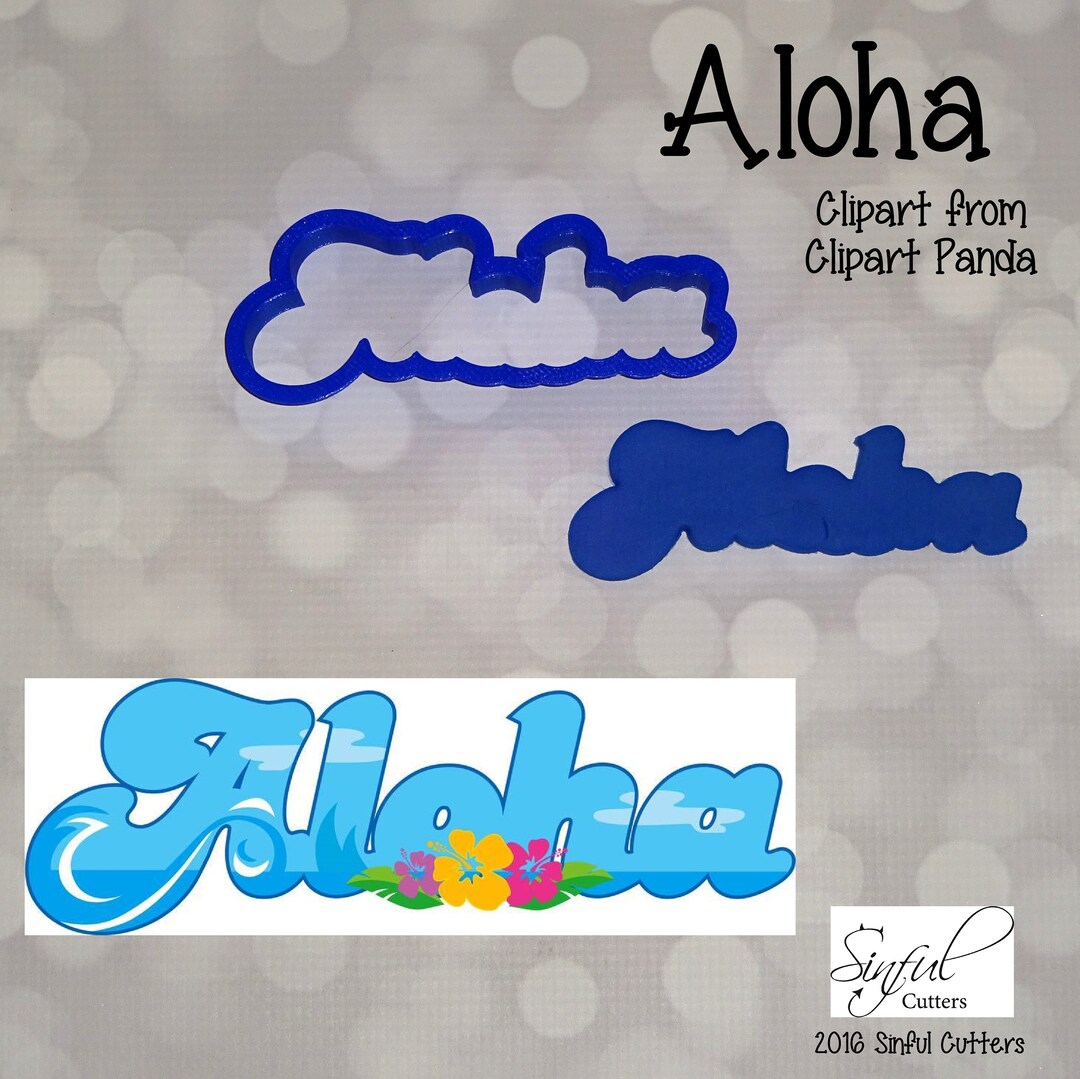 Aloha Cookie / Fondant Cutter - Etsy