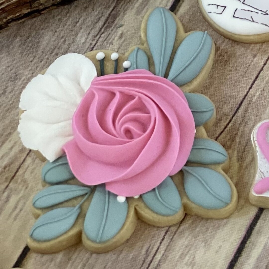 Floral Swag Cookie Cutter STL Files: Wedding Flower Designs (4 Sizes ...