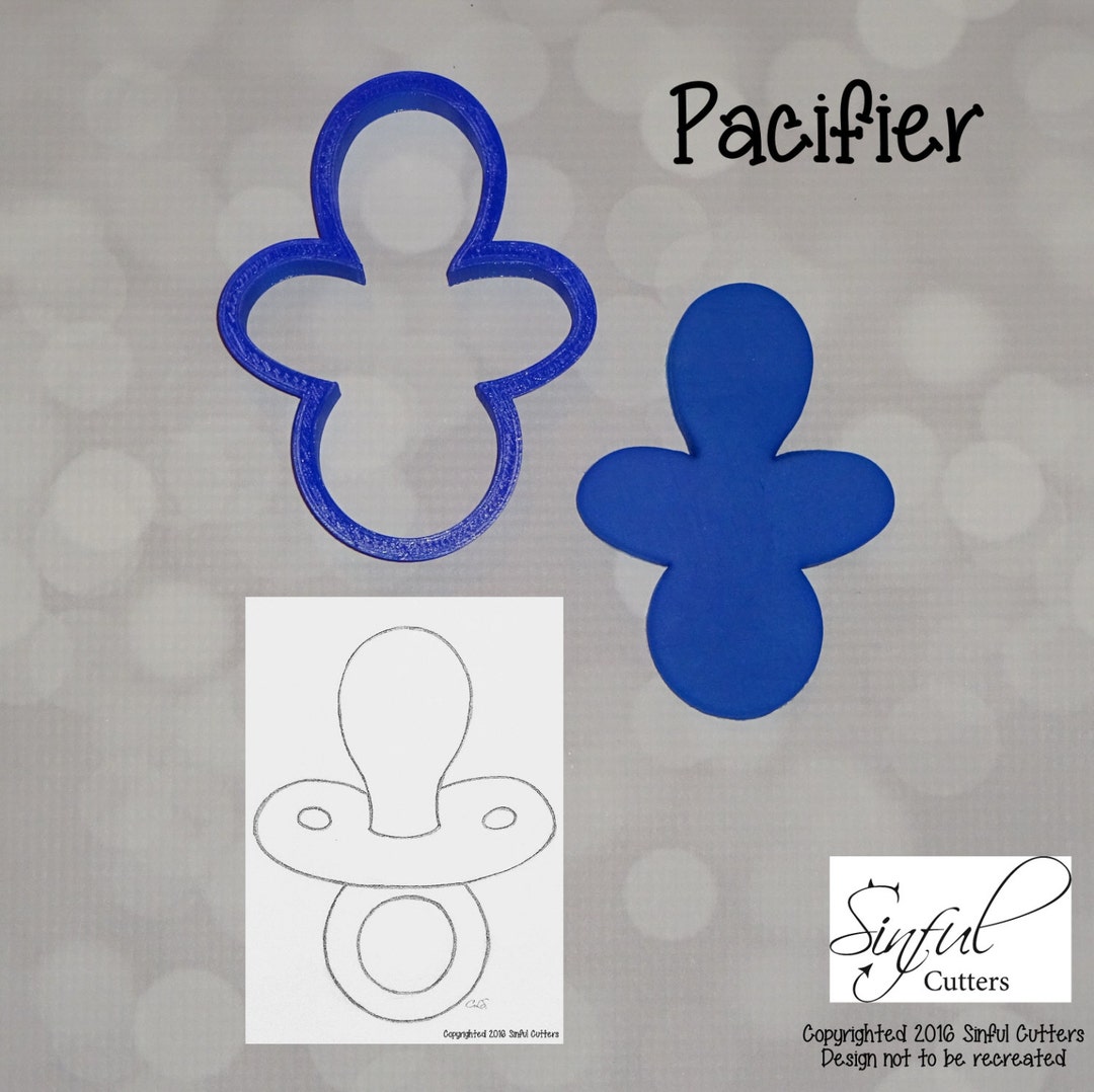 Pacifier Cookie / Fondant Cutter - Etsy