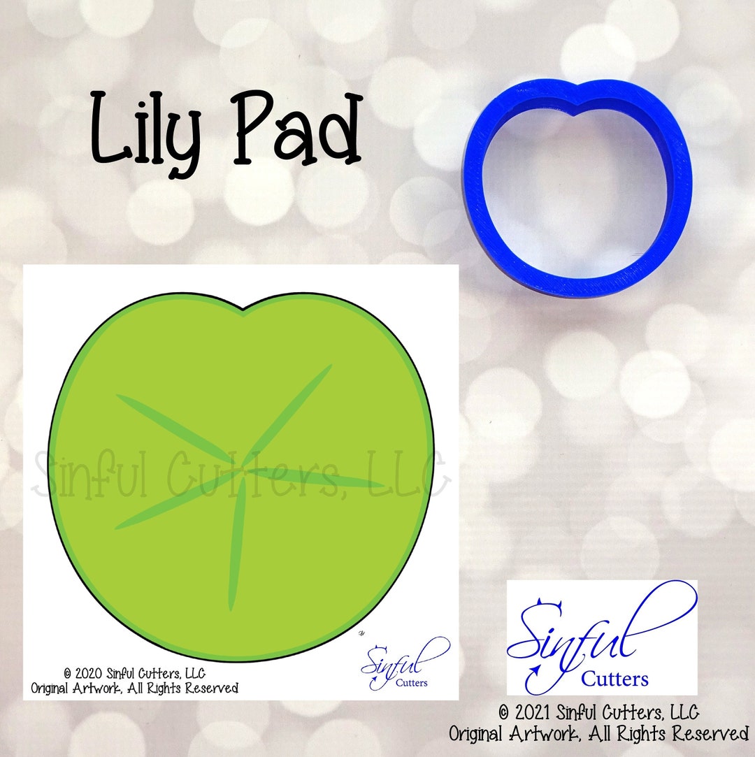 Lily Pad Cookie / Fondant Cutter - Etsy