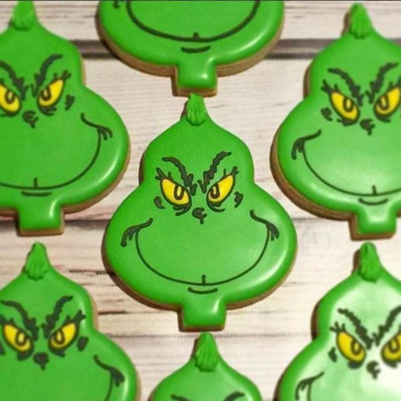 Grinch Cookie Cutter - Etsy