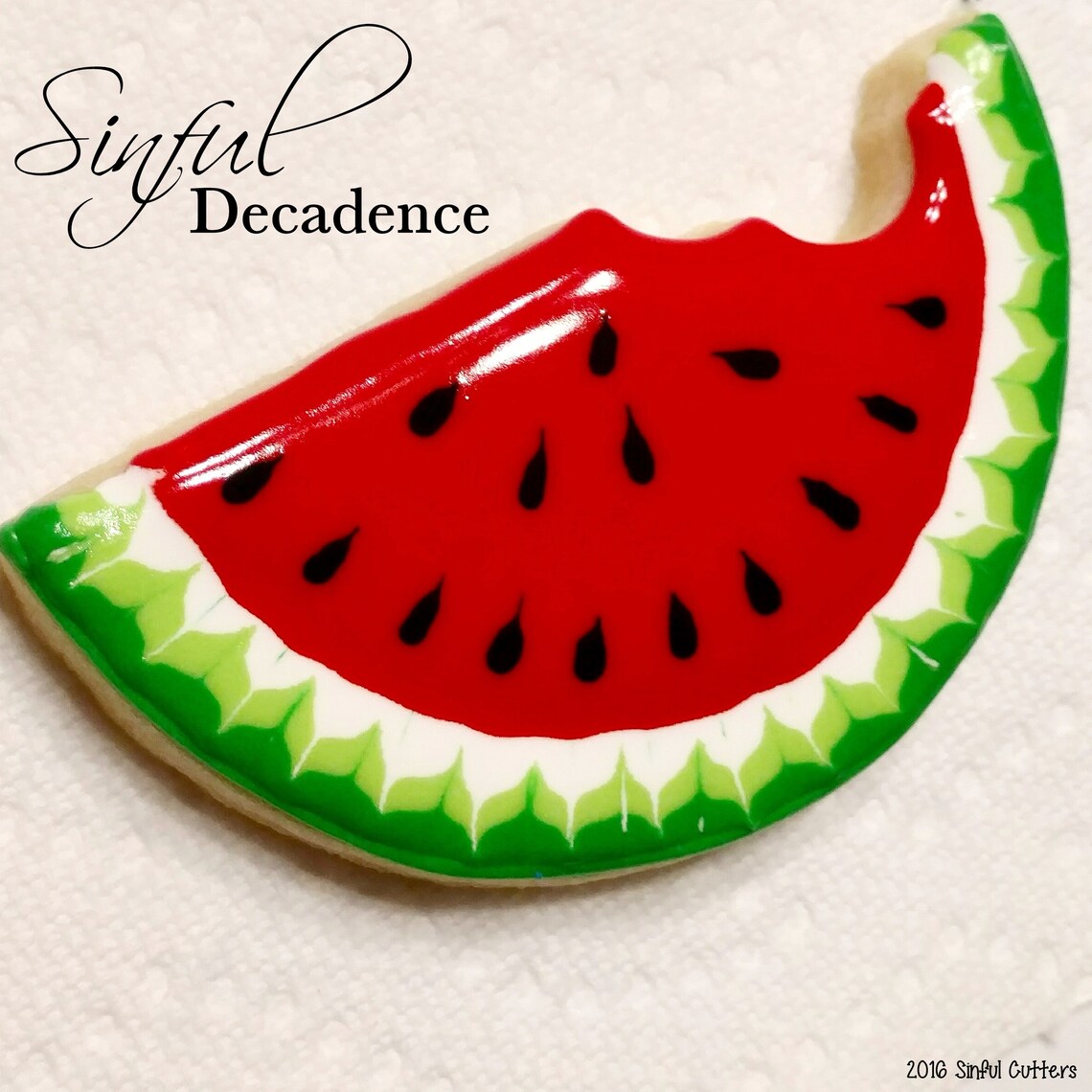 Watermelon Slice Cookie / Fondant Cutter - Etsy