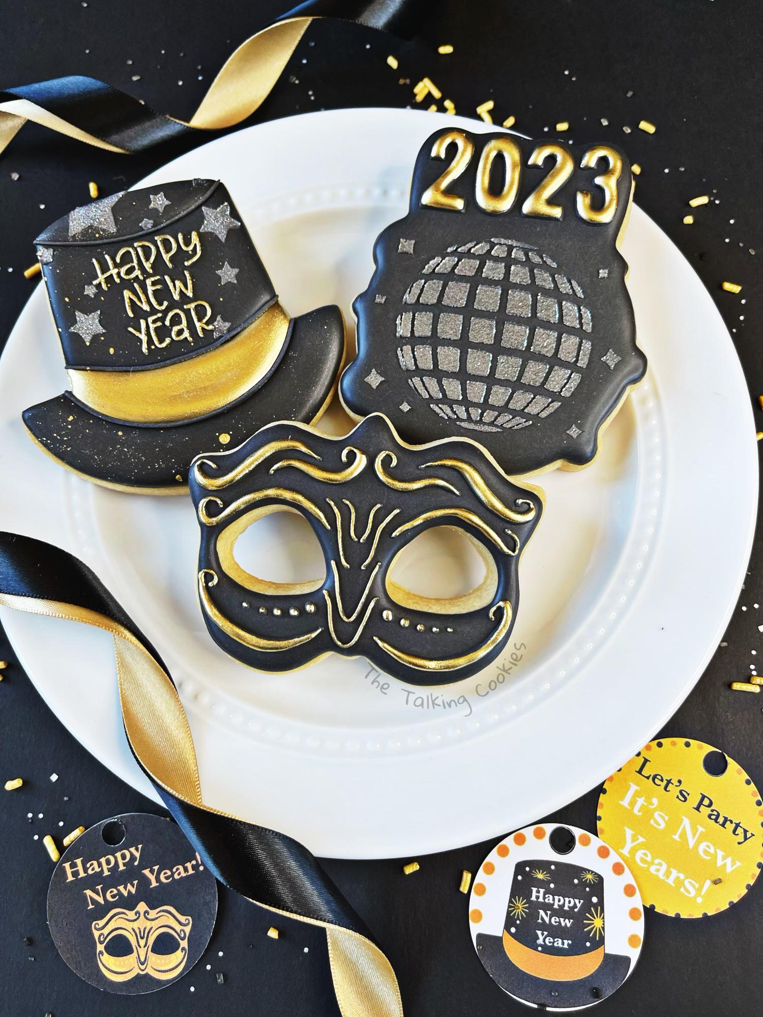 Printable Gift Tags - New Year's Eve Party - 2" Round - Instant ...