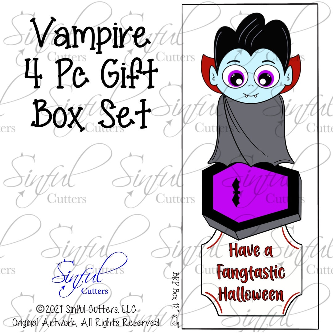 STL Files ONLY Vampire 4pc Set Print at Home Cookie - Etsy