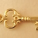 Genuine SOLID 9K 9ct YELLOW GOLD 21 Key Birthday Charm/pendant Gift - Etsy