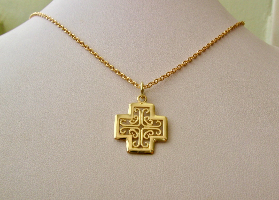 Genuine SOLID 9ct YELLOW GOLD Celtic Keltic Cross Pendant - Etsy Australia