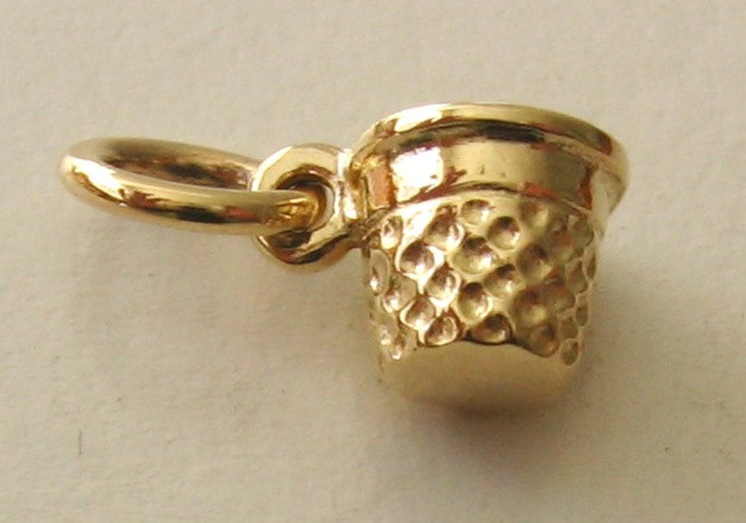 Genuine SOLID 9K 9ct YELLOW GOLD 3D Sewing Thimble Charm/pendant - Etsy