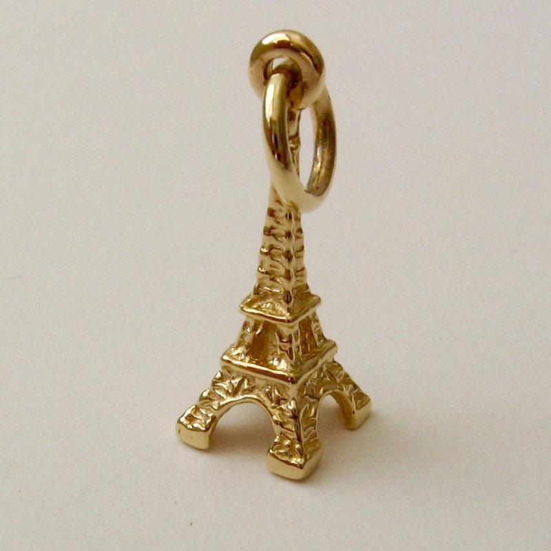 9ct Gold Heart Charms - Etsy