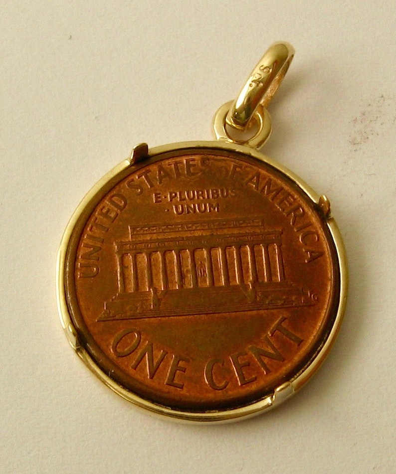 Genuine SOLID 9K 9ct Yellow GOLD HALF Sovereign Coin Holder Pendant - Etsy