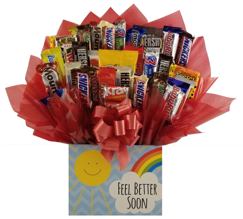 Chocolate Candy Bouquet Gift Box - Great Gift to Send Wishes of Get ...