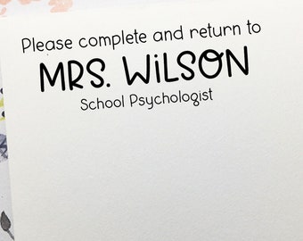 Please Complete Return Stamp - Etsy