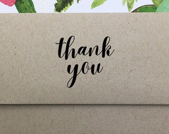 Self Inking Thank You Stamp | Etsy