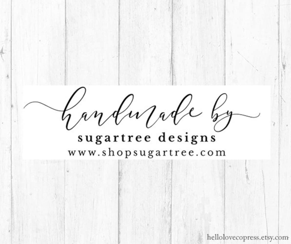 Custom Handmade by Stamp, Personalized Business Stamp, Shop Stamp With ...