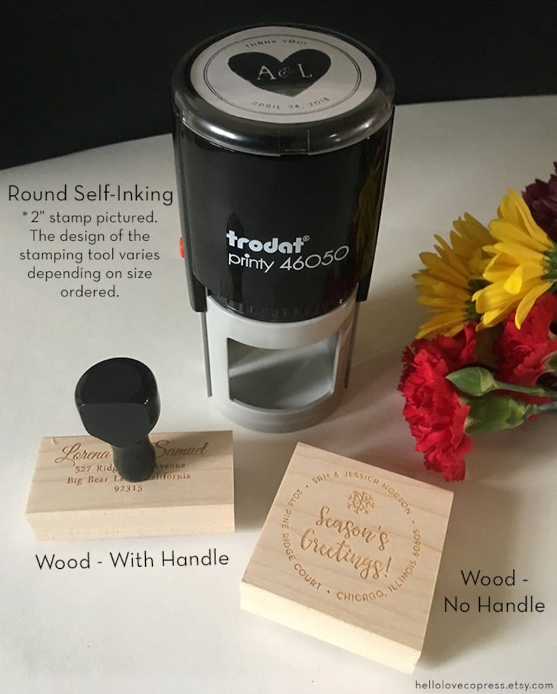 LET LOVE GROW Stamp Wedding Favor Stamp Self Inking Stamp - Etsy