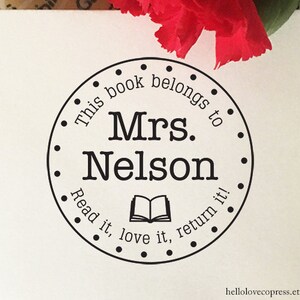 This Book Belongs to Stamp, Read It, Love It, Return It Stamp ...