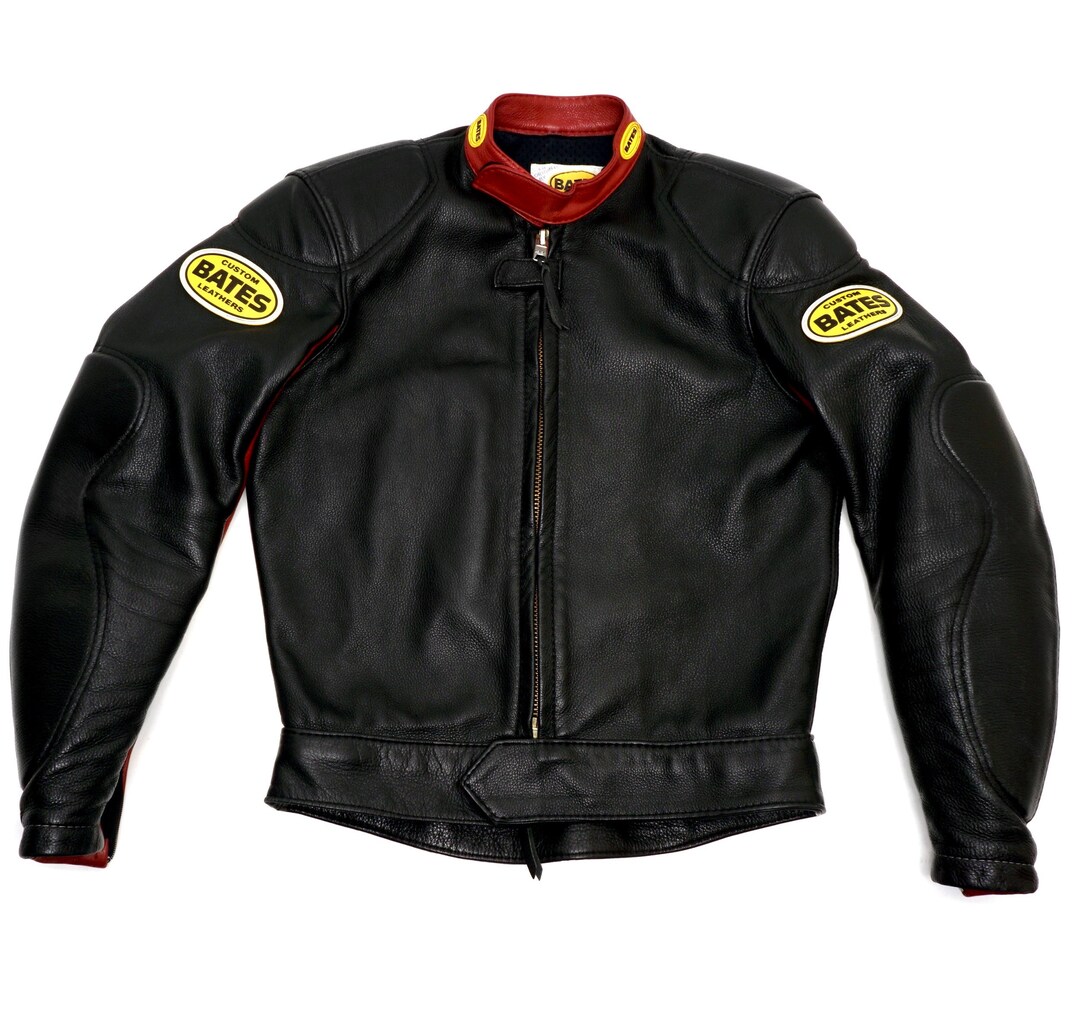 BATES Custom Leathers Original Black With Red Women's Small Reinforced ...
