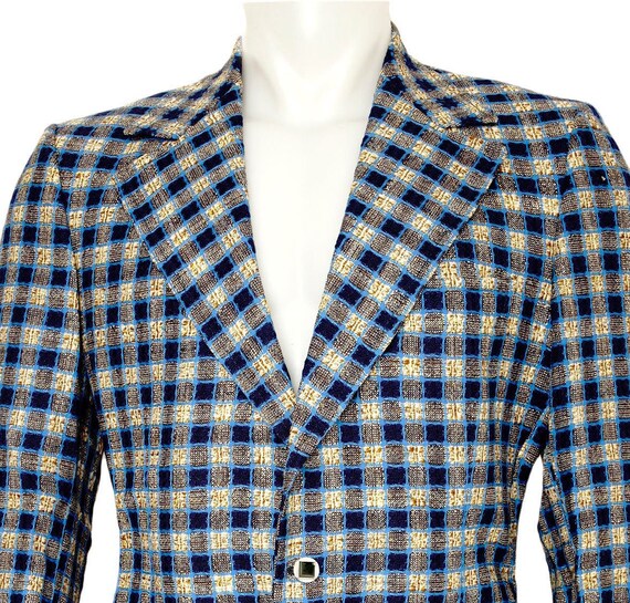 Vintage 1970s Retro Lebaron California Clothes Blue and Beige - Etsy