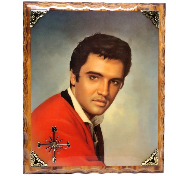 Elvis Wooden Clock - Etsy