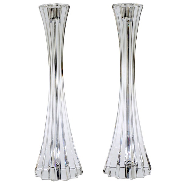 Crystal Candlesticks - Etsy