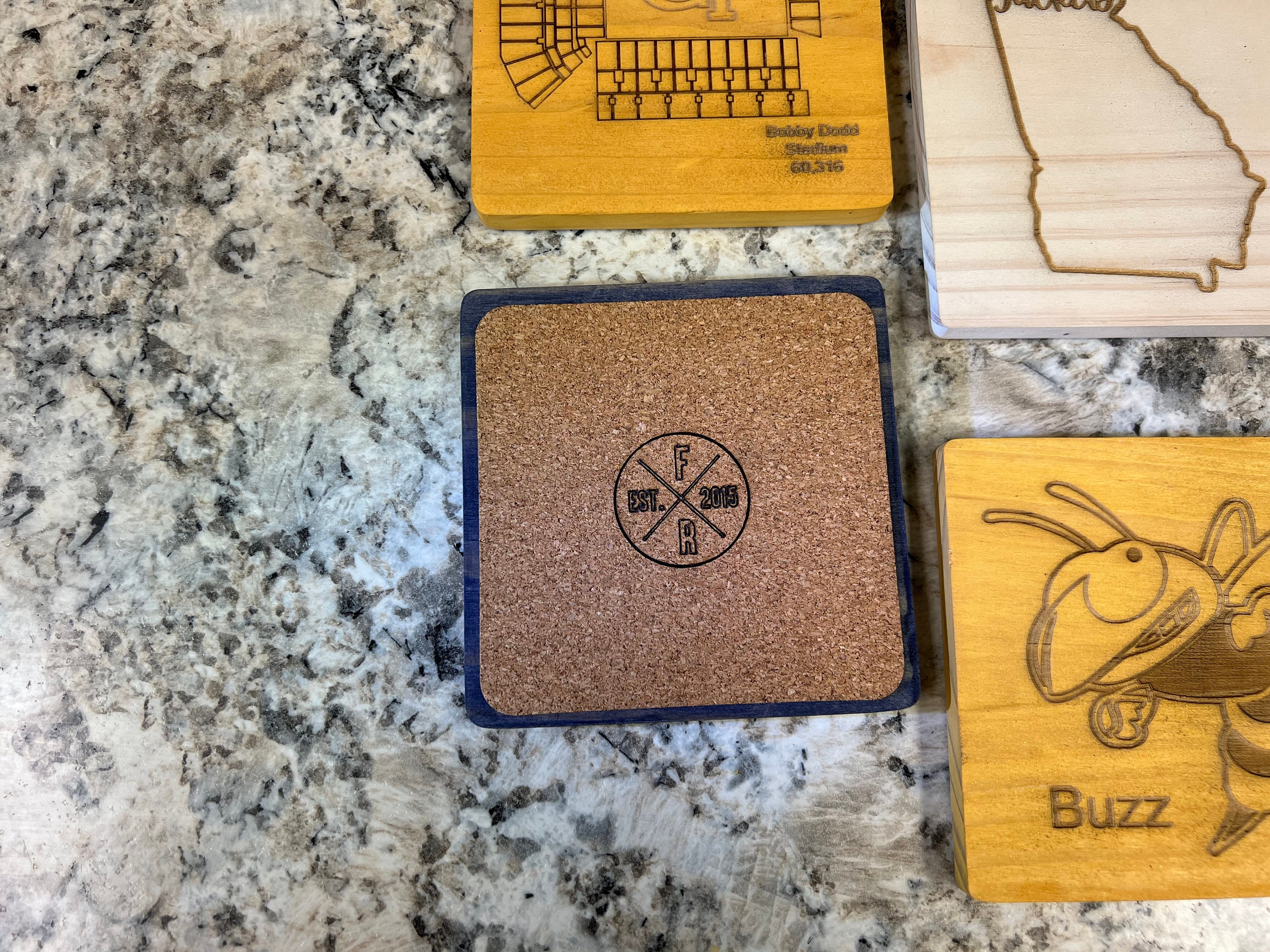 Custom College Coasters - Etsy