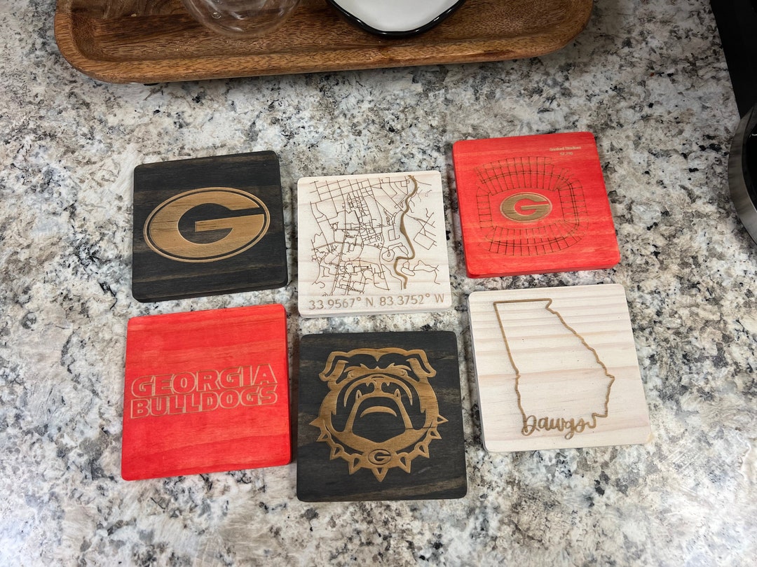 Custom College Coasters - Etsy