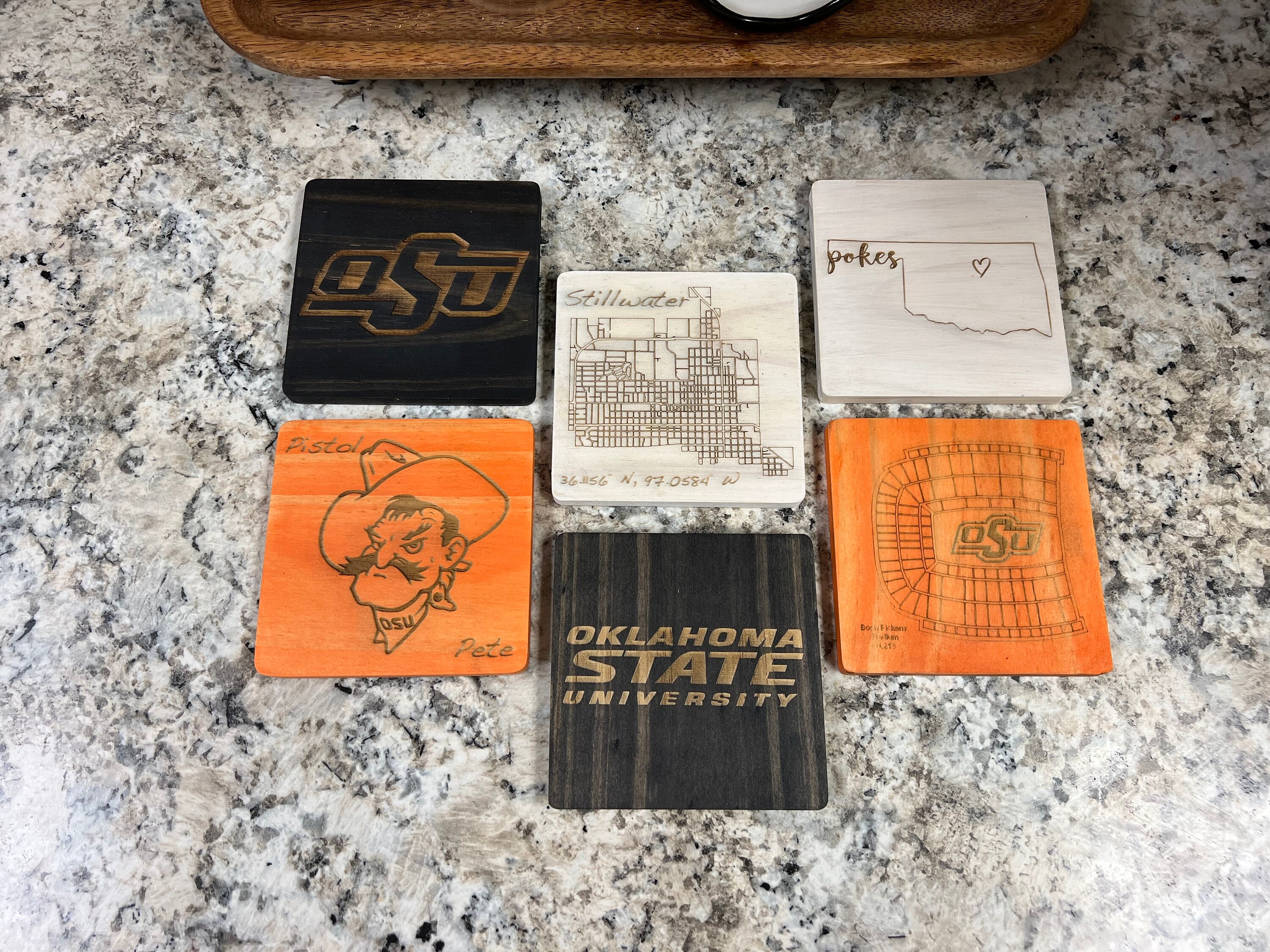Custom College Coasters - Etsy