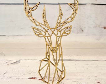 Geometric Stag Svg | Etsy