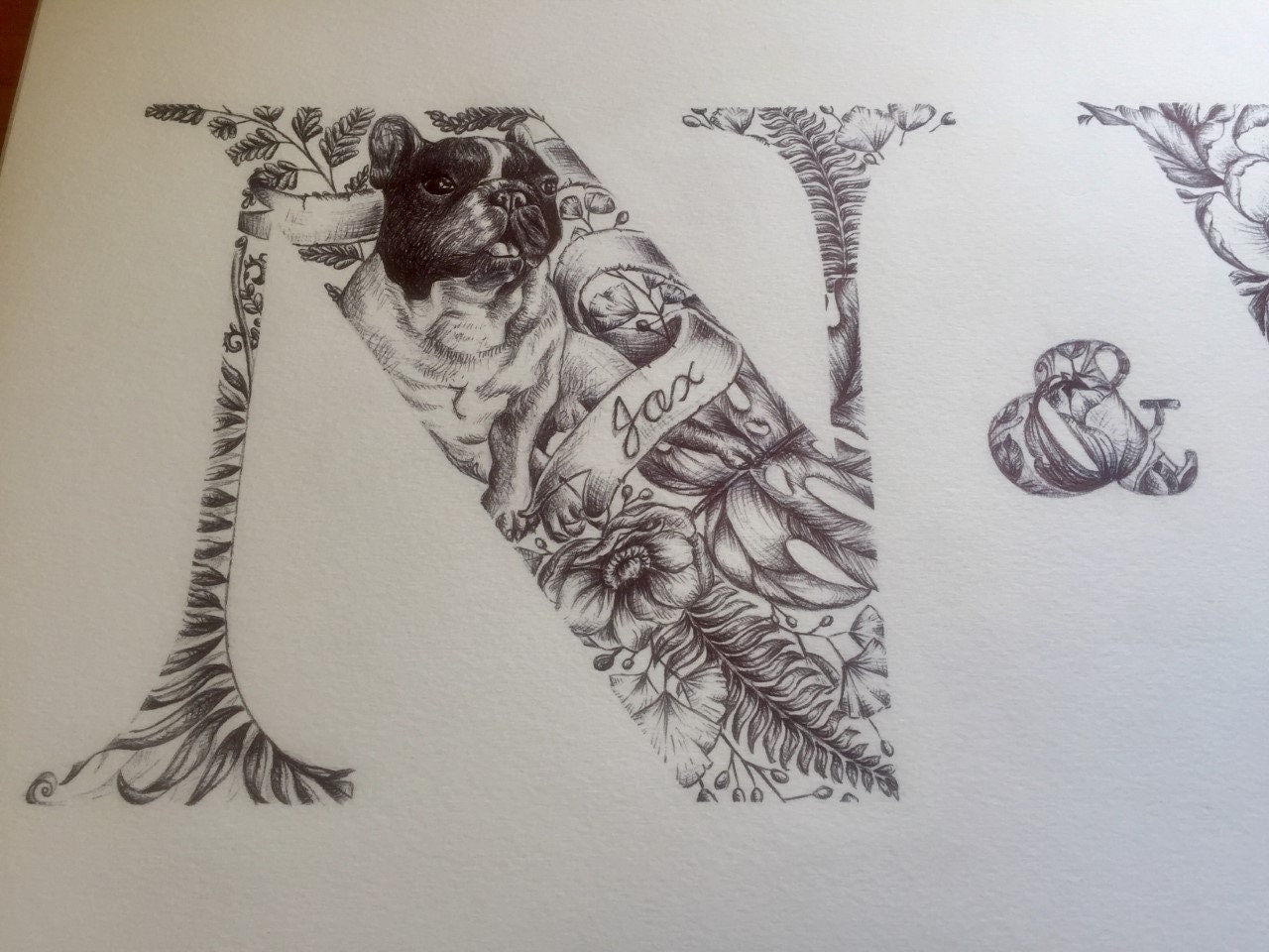 Personalised Custom Drawn Lettering - Etsy