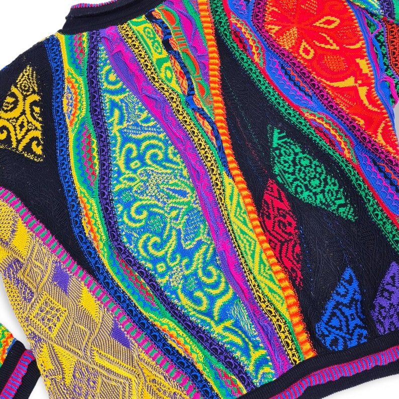 Rare COOGI Pullover Iconic Design Knitwear Colorful 90s Jumper - Etsy