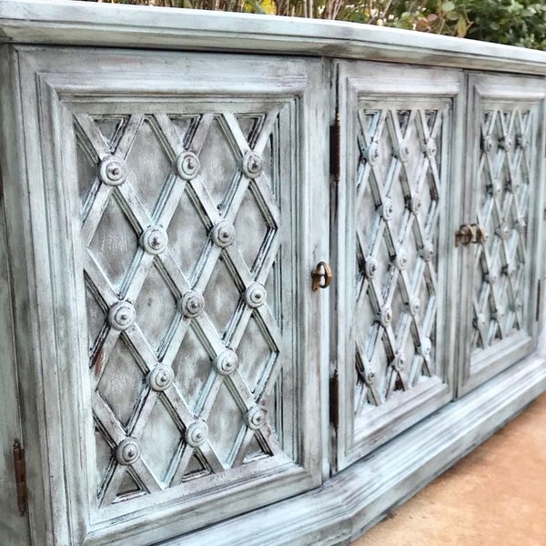 Shabby Chic Buffet - Etsy