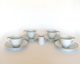 White tea set | Etsy