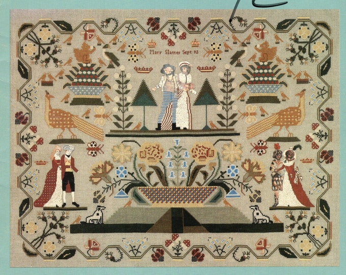 Worcester Art Museum ** MARY SLATTER SAMPLER 1792 ** Porcupine ...