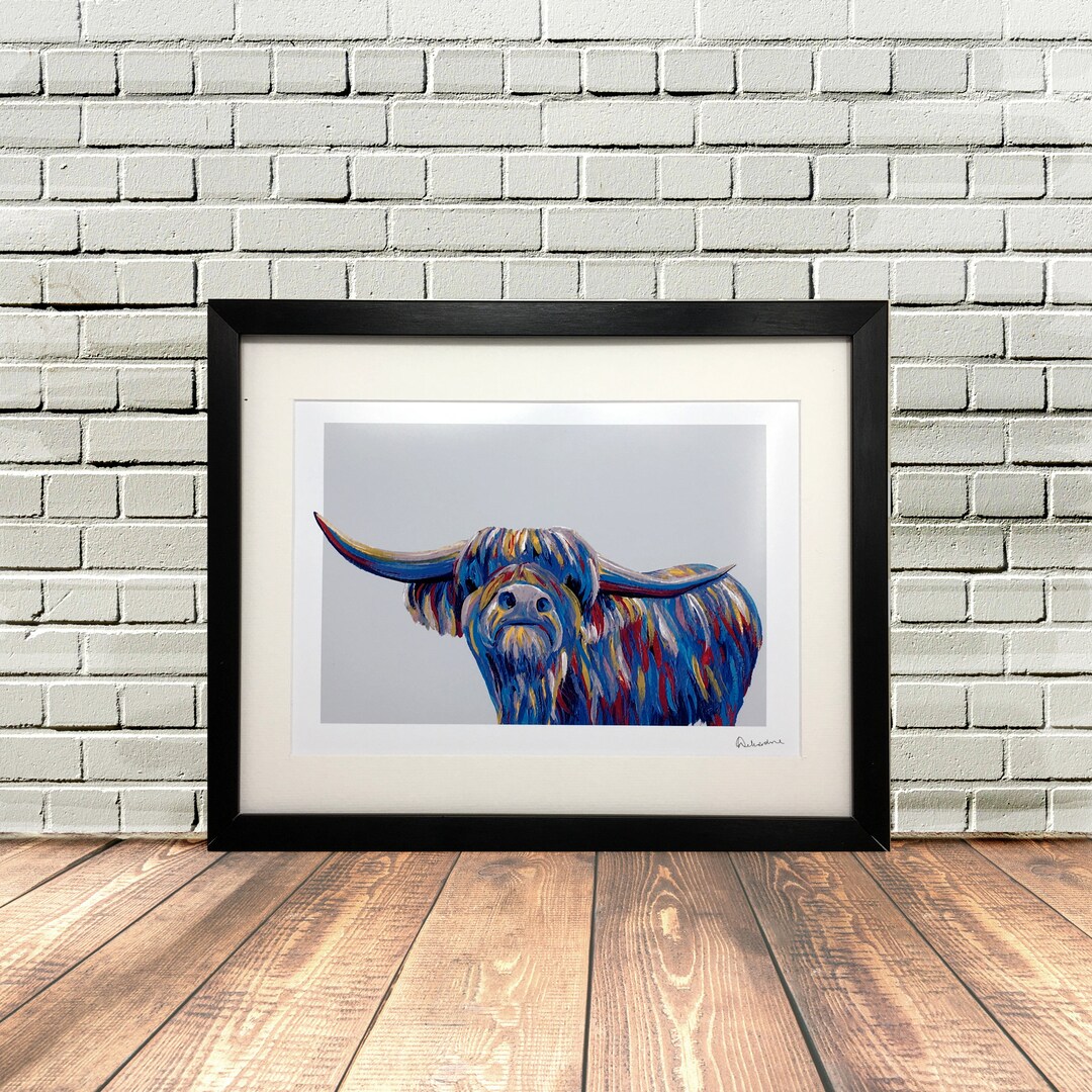 Orders SENT 30th OCTOBER highland Cow Print - Etsy